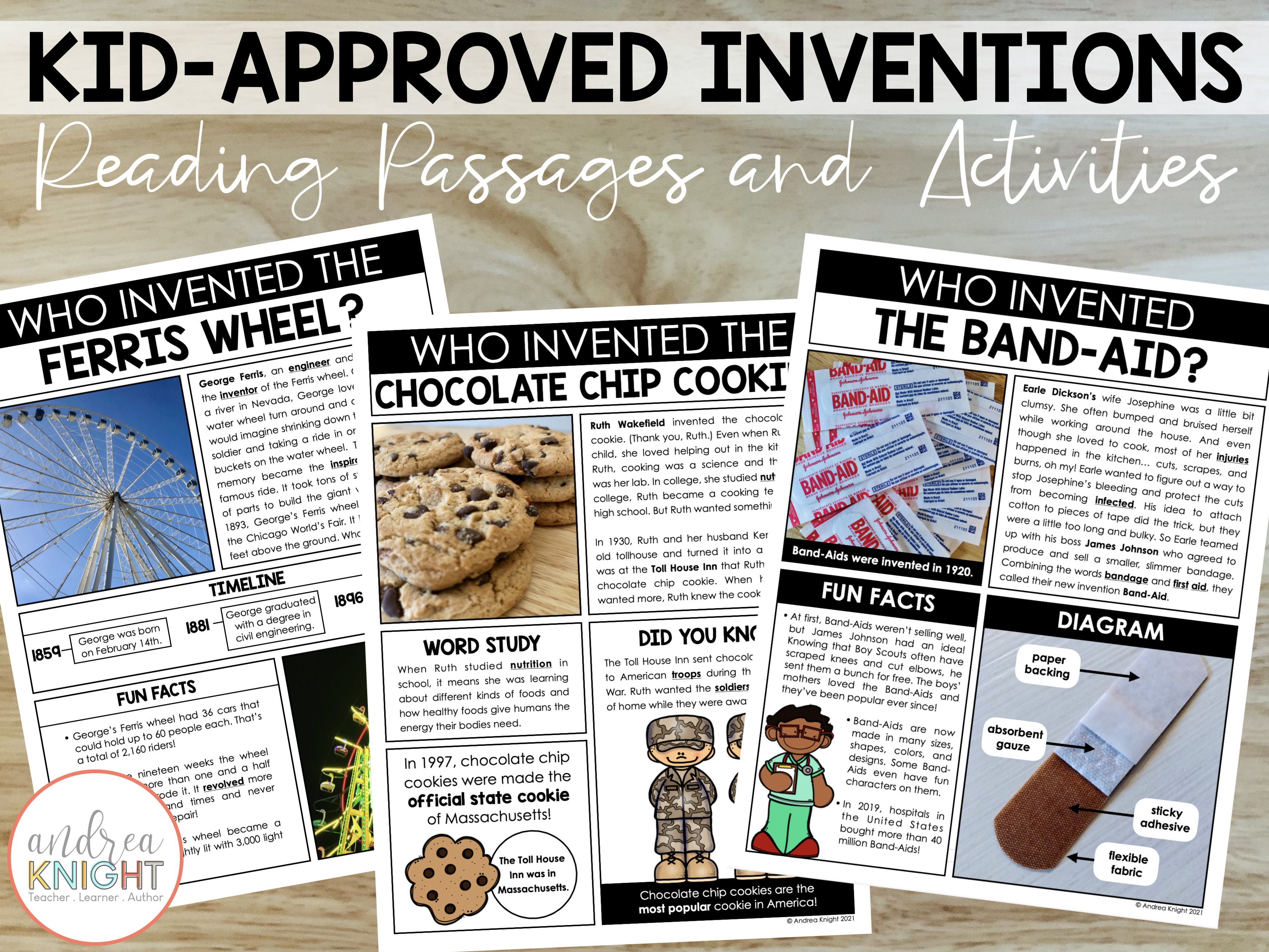 Children's Books about Famous Inventions - Andrea Knight