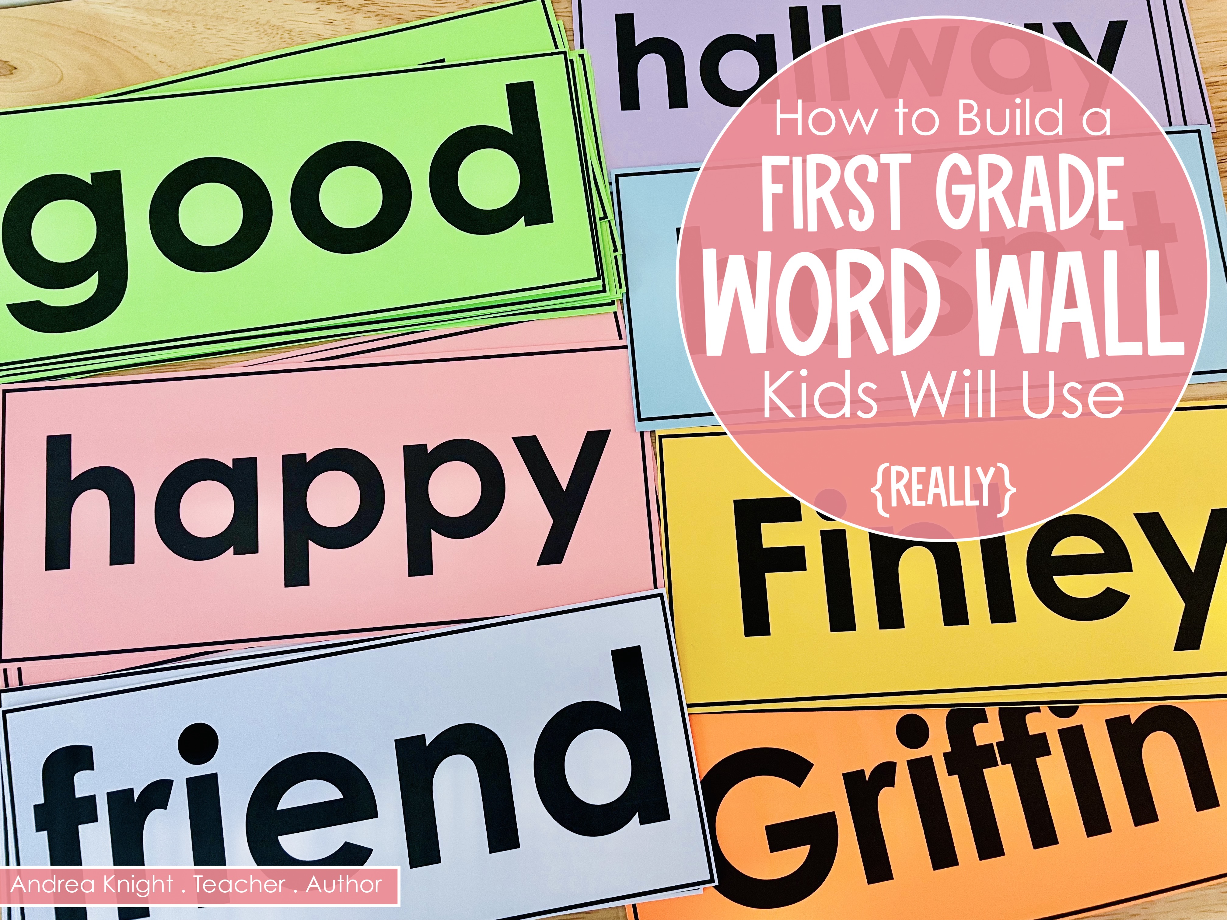 Life In First Grade How We Use Our Word Wall
