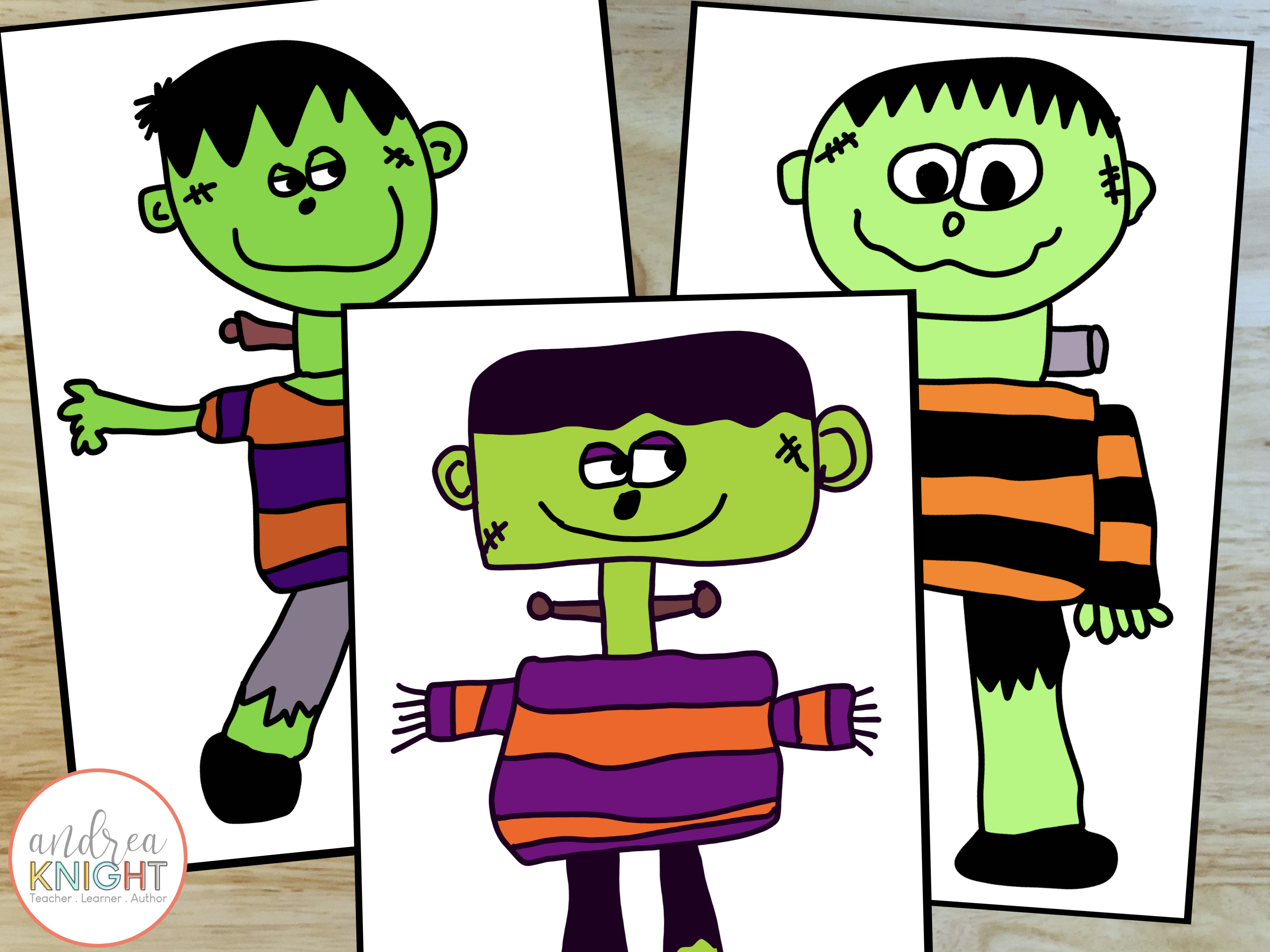 Fun Halloween Math for Kids: Freaky Frankies - Andrea Knight