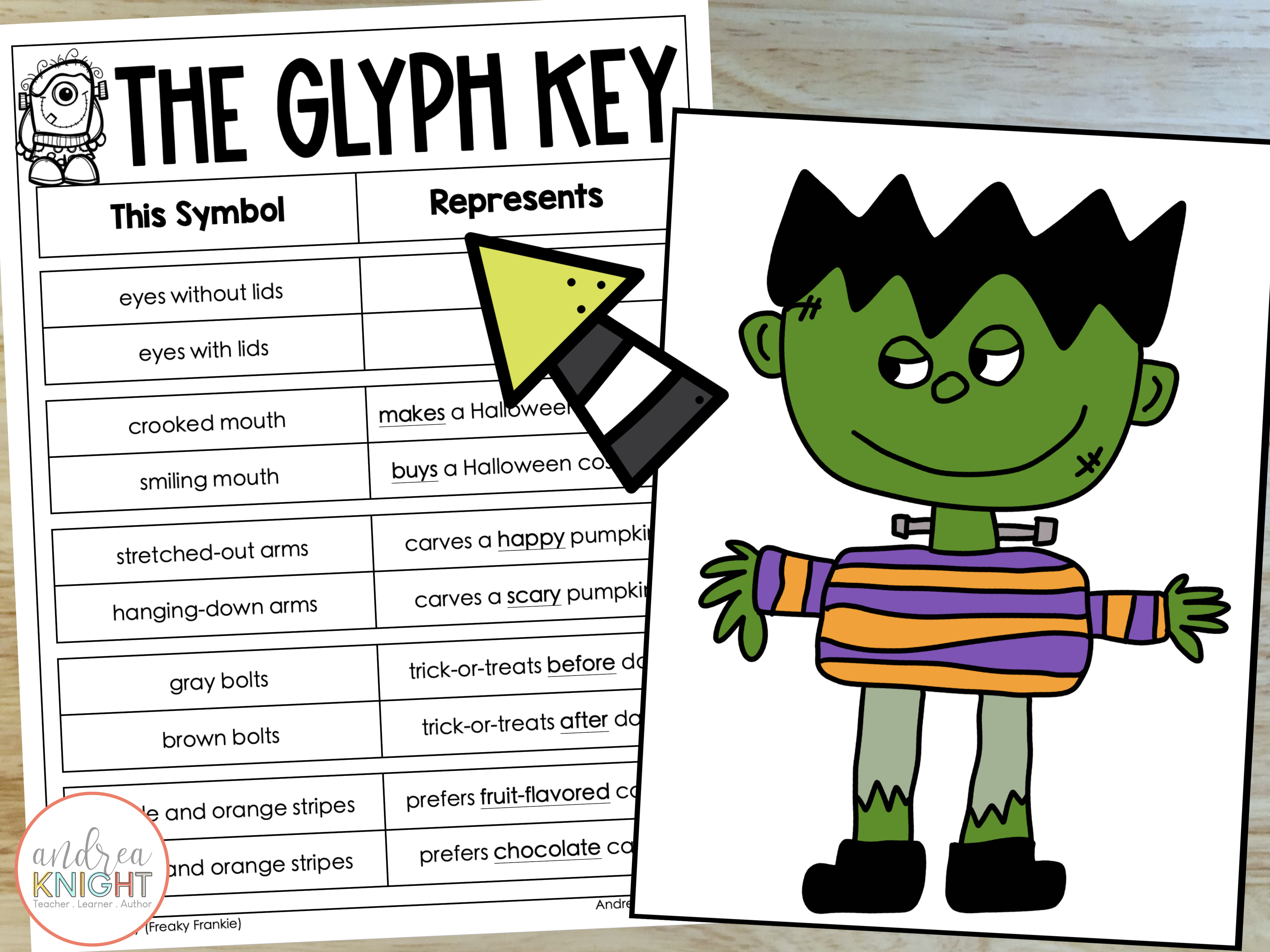 Fun Halloween Math for Kids: Freaky Frankies - Andrea Knight