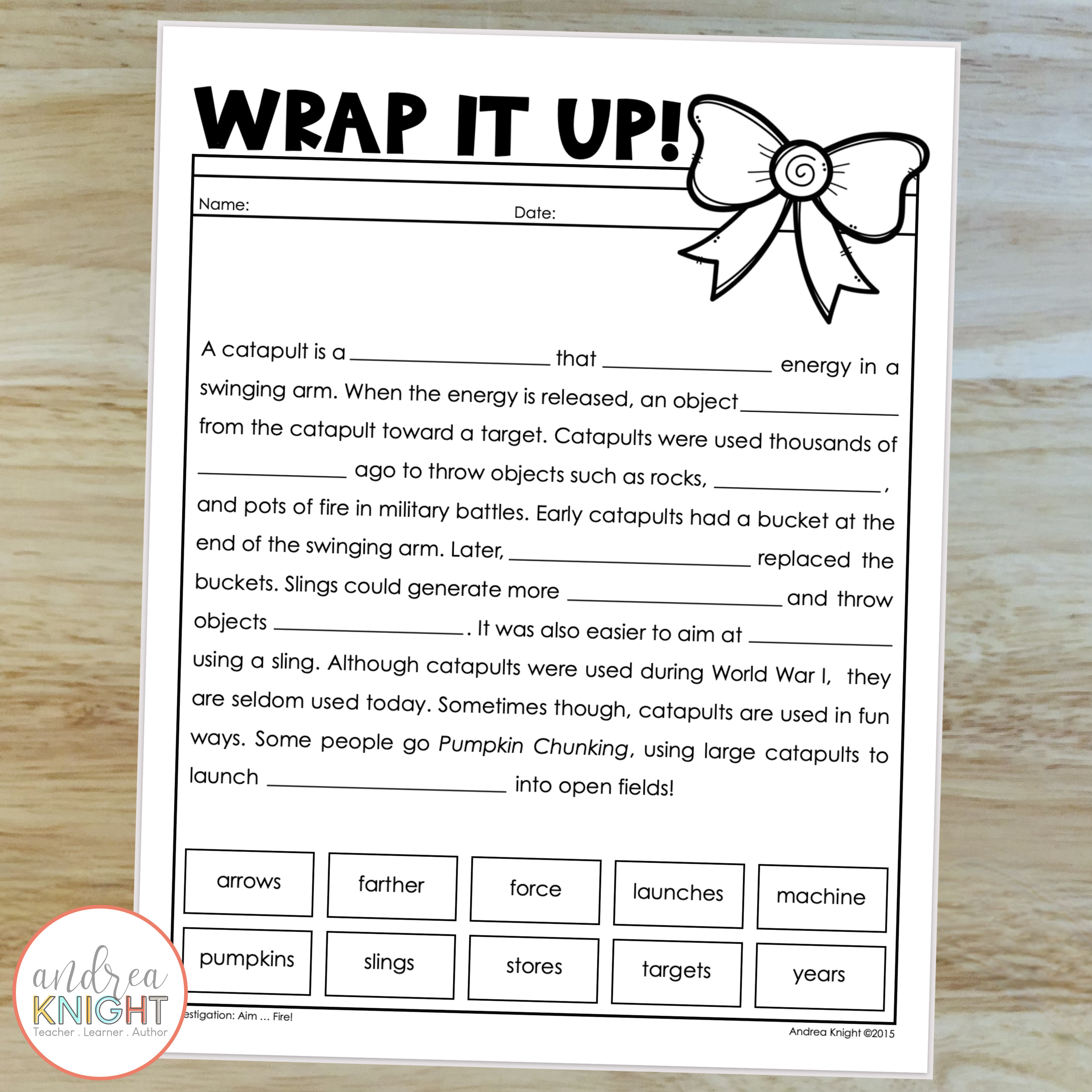 Projects for Simple Machines - Andrea Knight