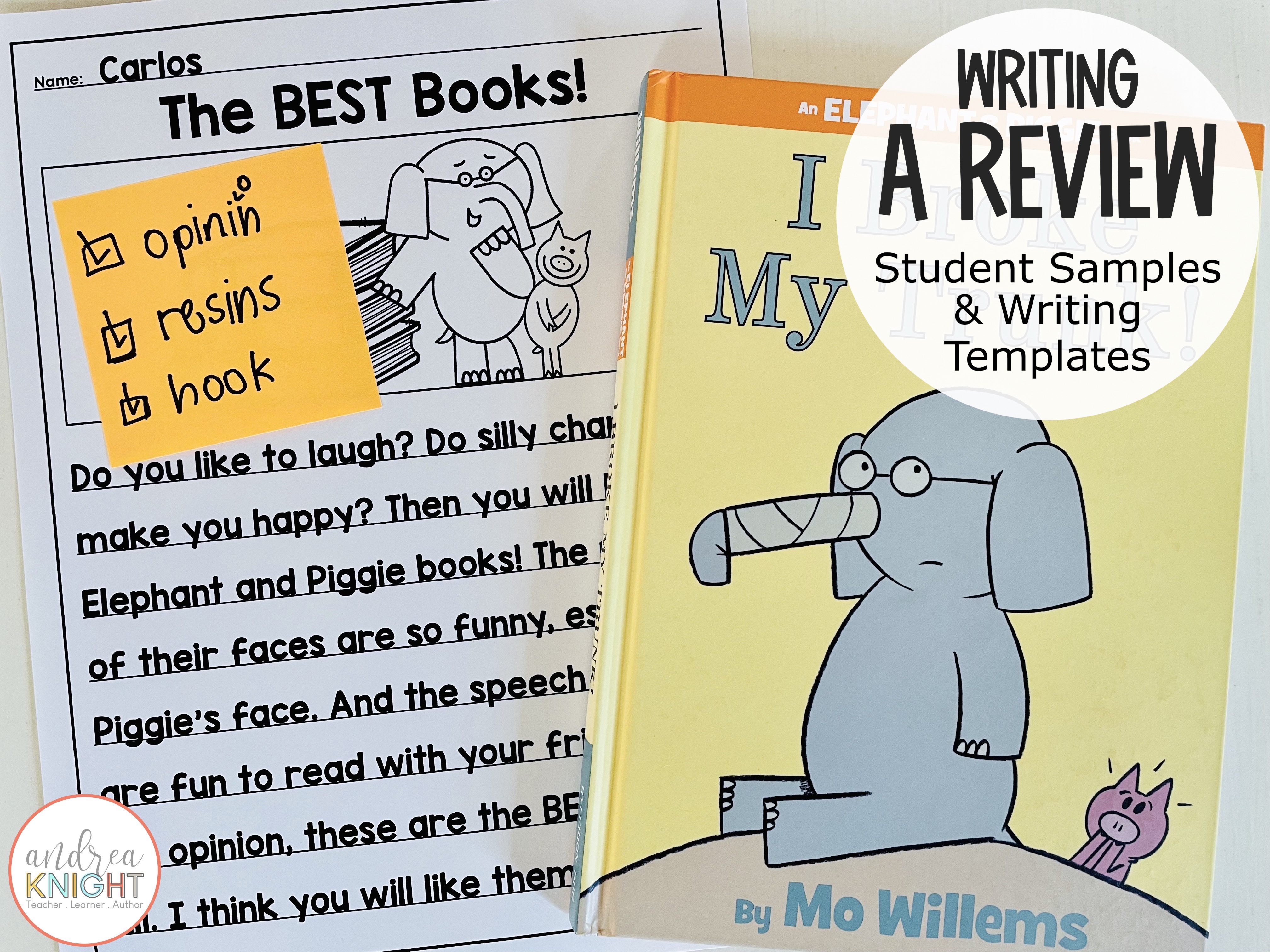 Opinion Writing in First Grade - Andrea Knight