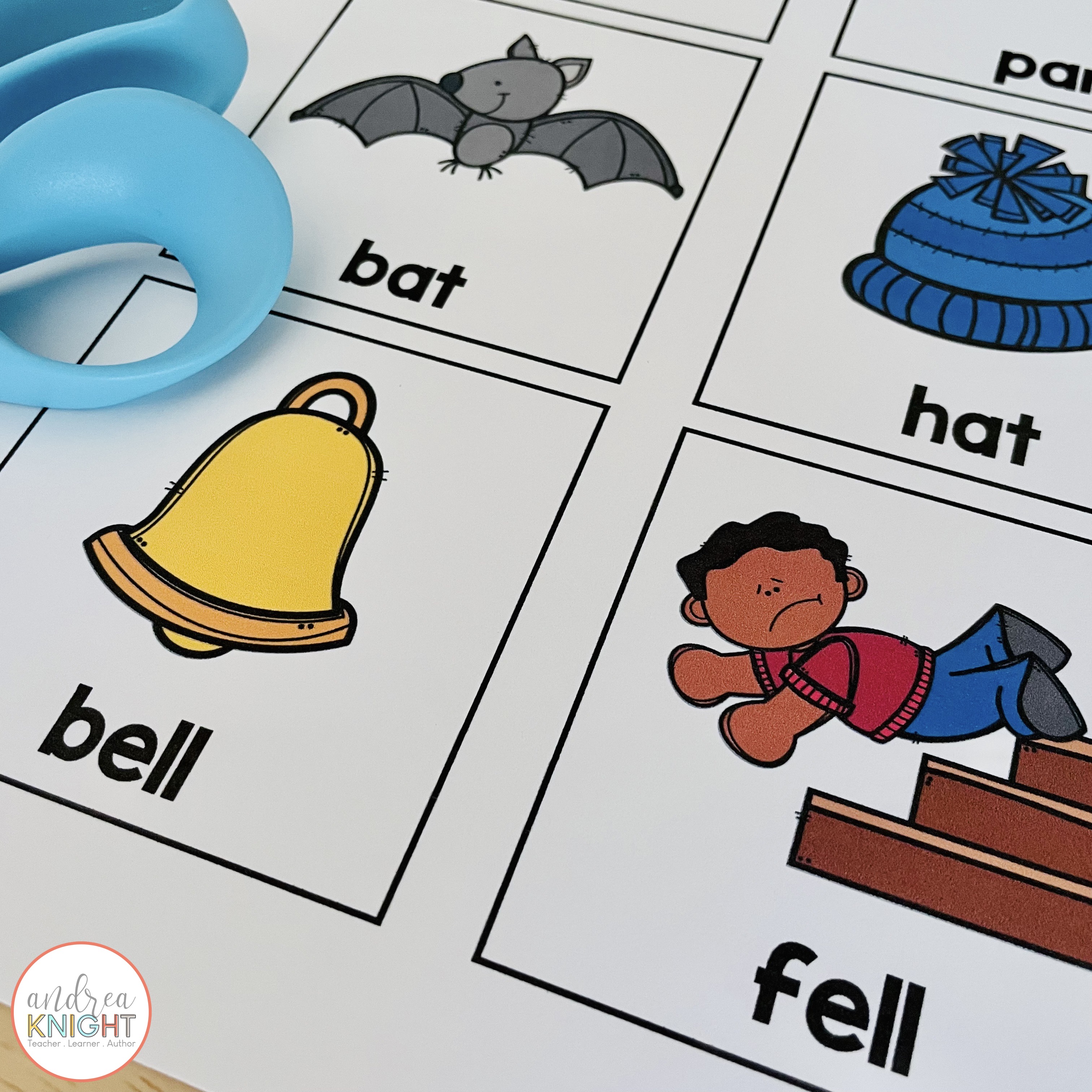 Pairing Cards for Student Partners - Andrea Knight