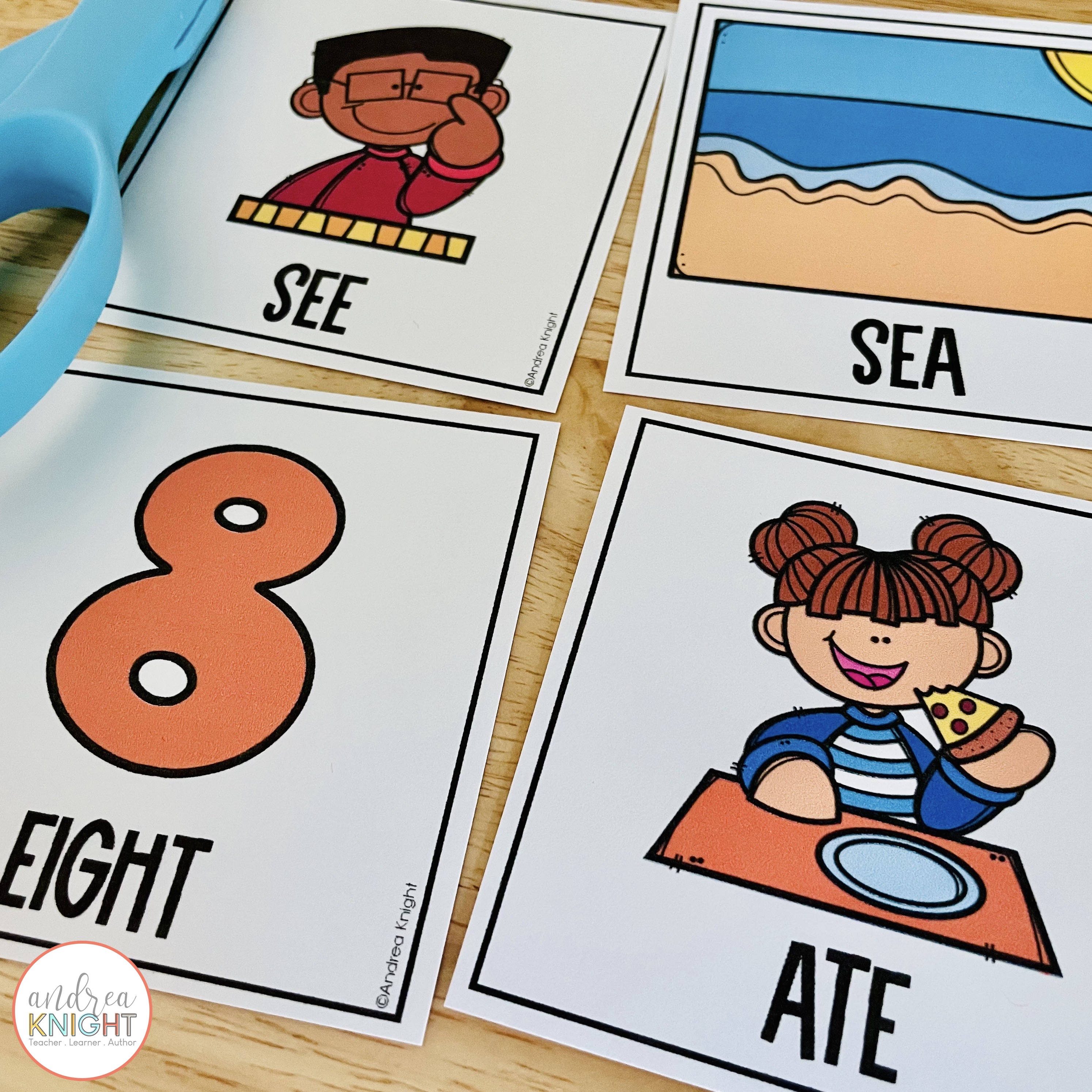 Pairing Cards for Student Partners - Andrea Knight