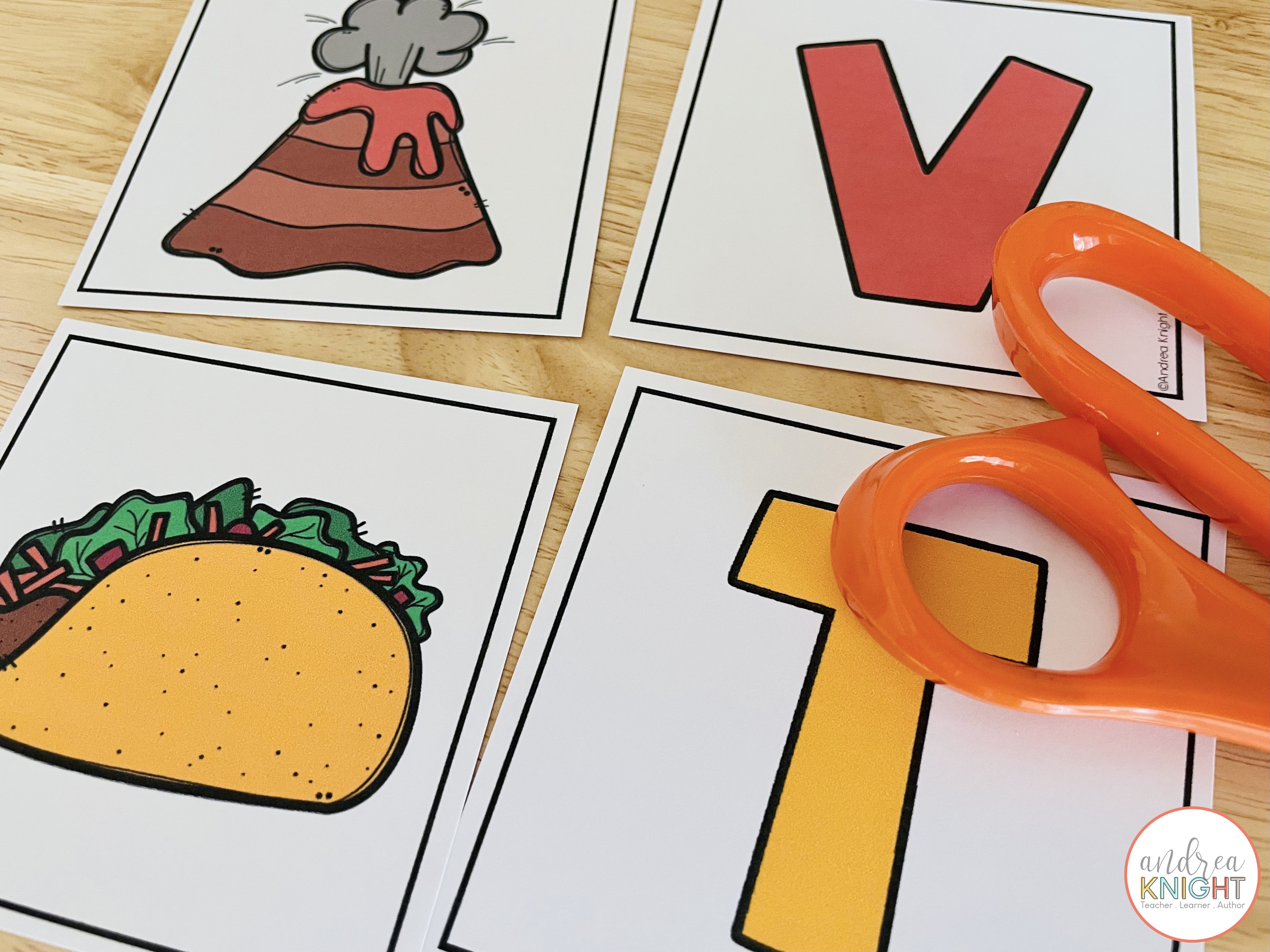 Pairing Cards for Student Partners - Andrea Knight