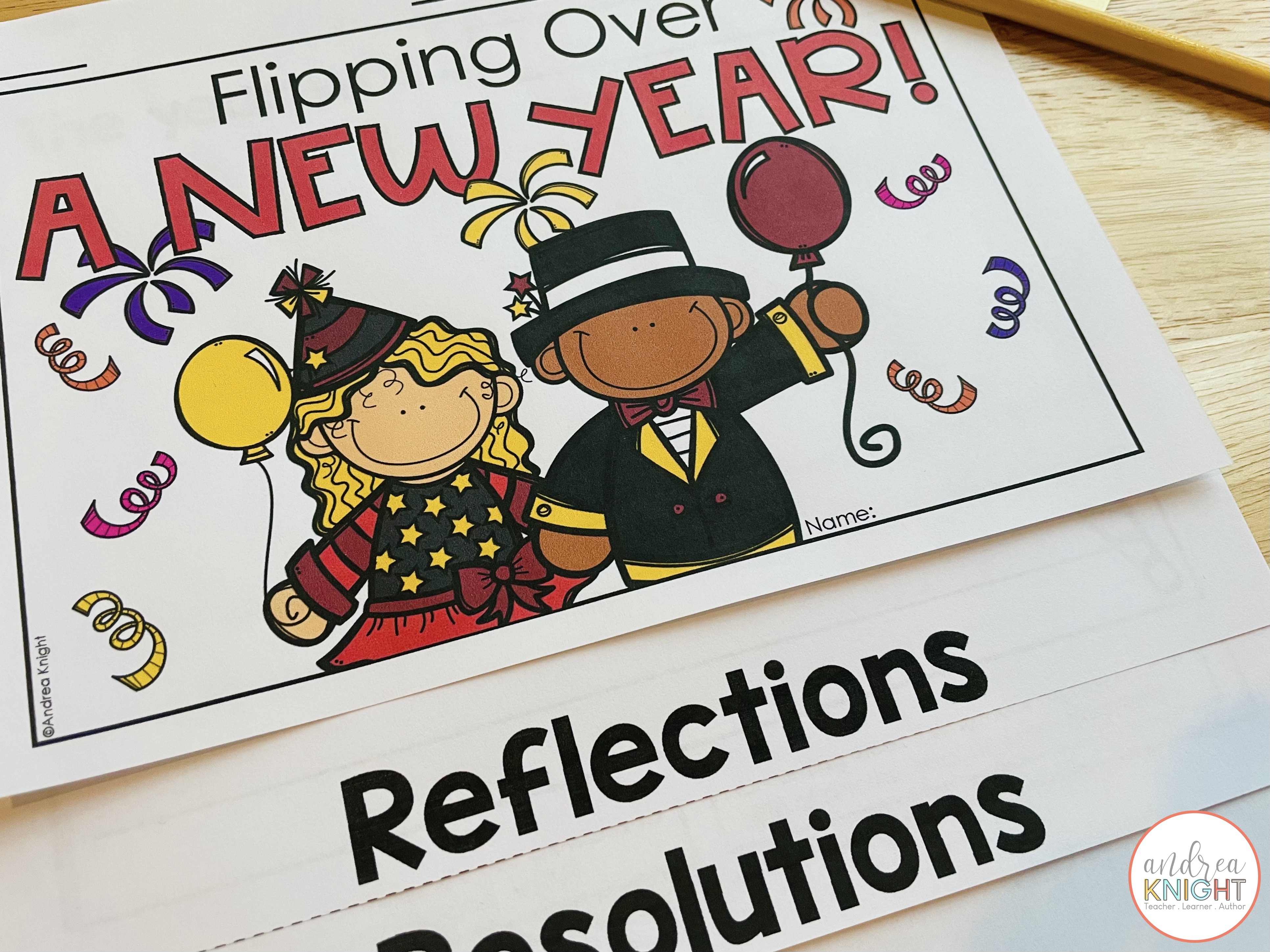 Happy New Year - Fun Activities for Kids - Andrea Knight