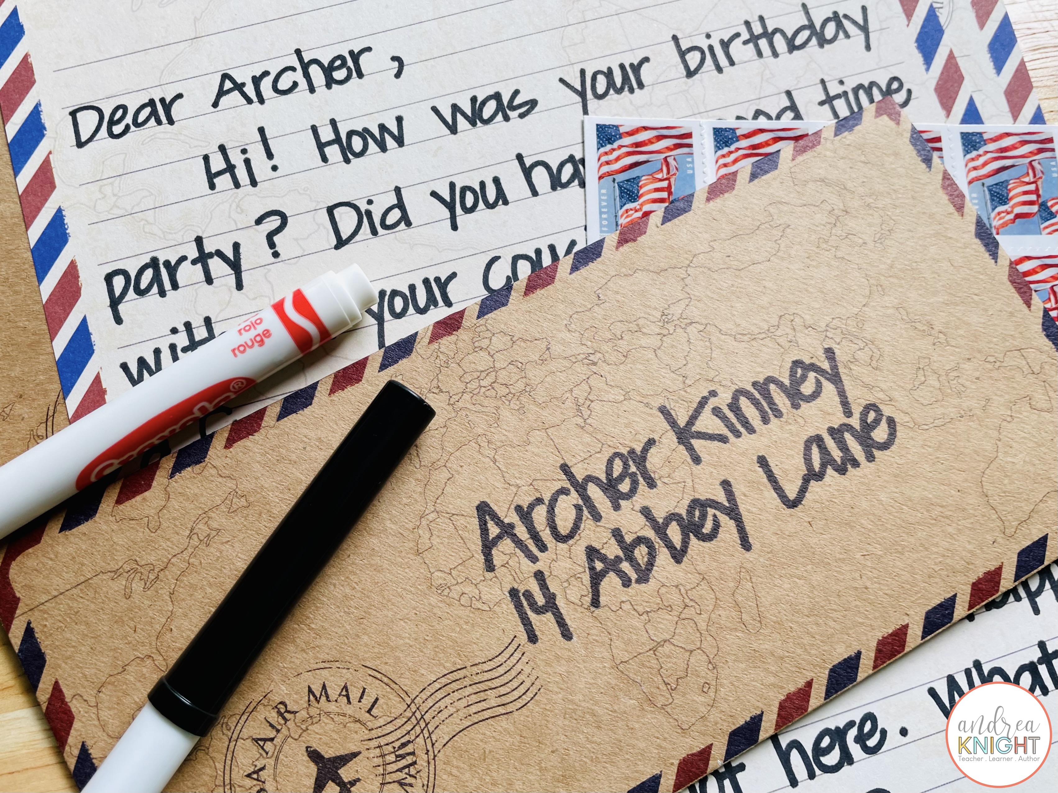 Summer Pen Pals for Kids - Andrea Knight