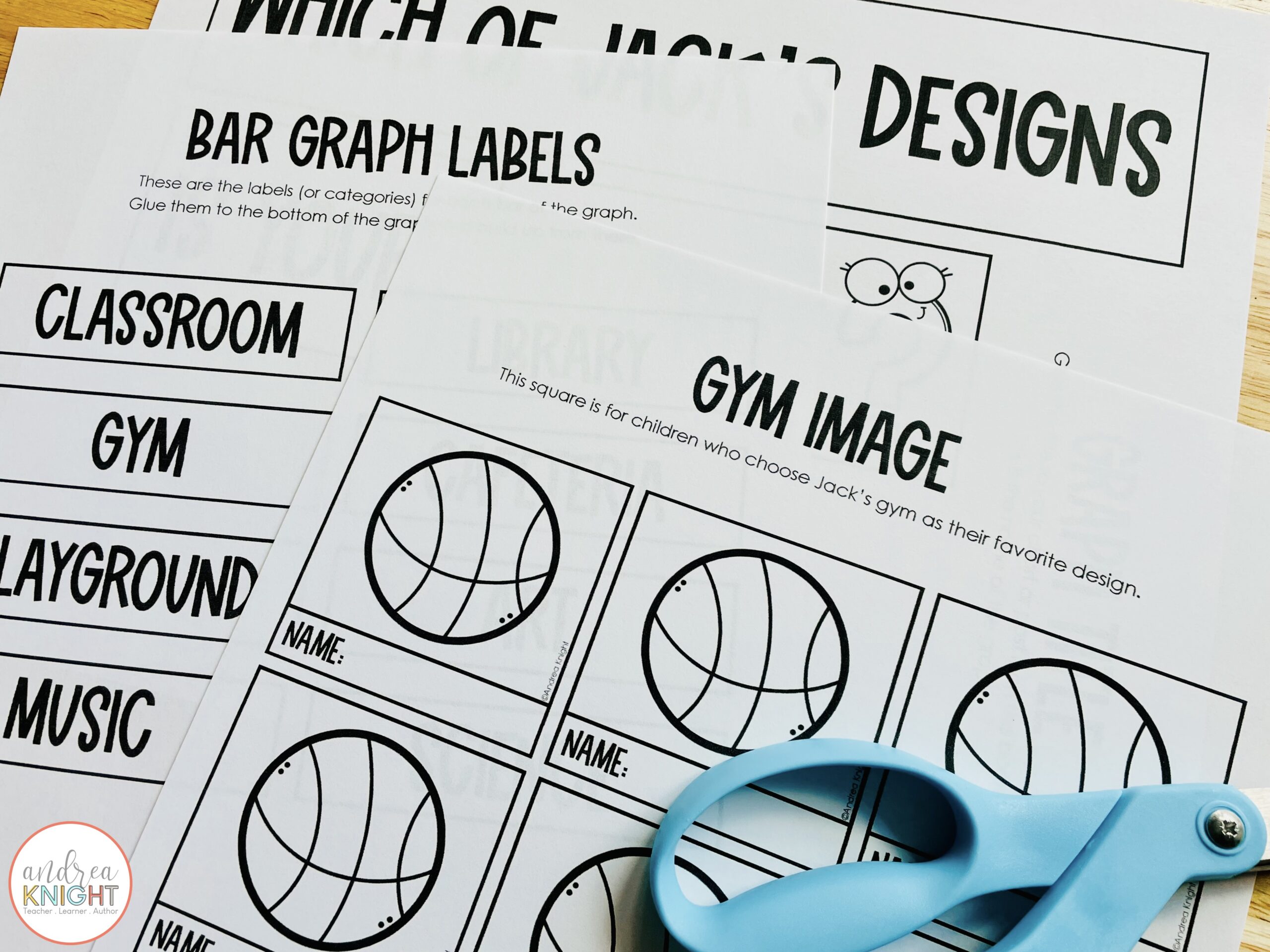 Back to School Activities - If I Built a School - Andrea Knight