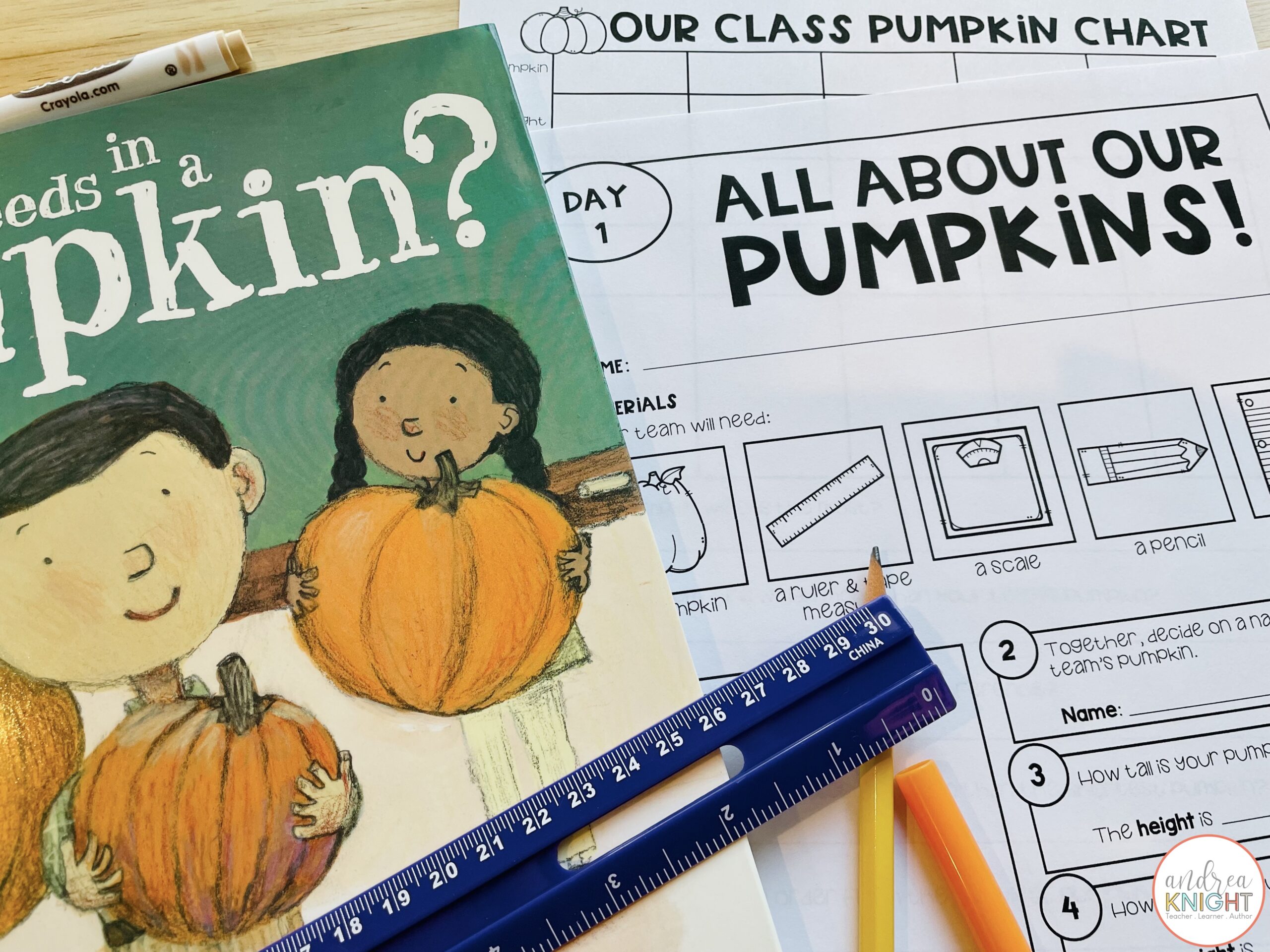 Pumpkin Math and Science Activities for Kids - Andrea Knight