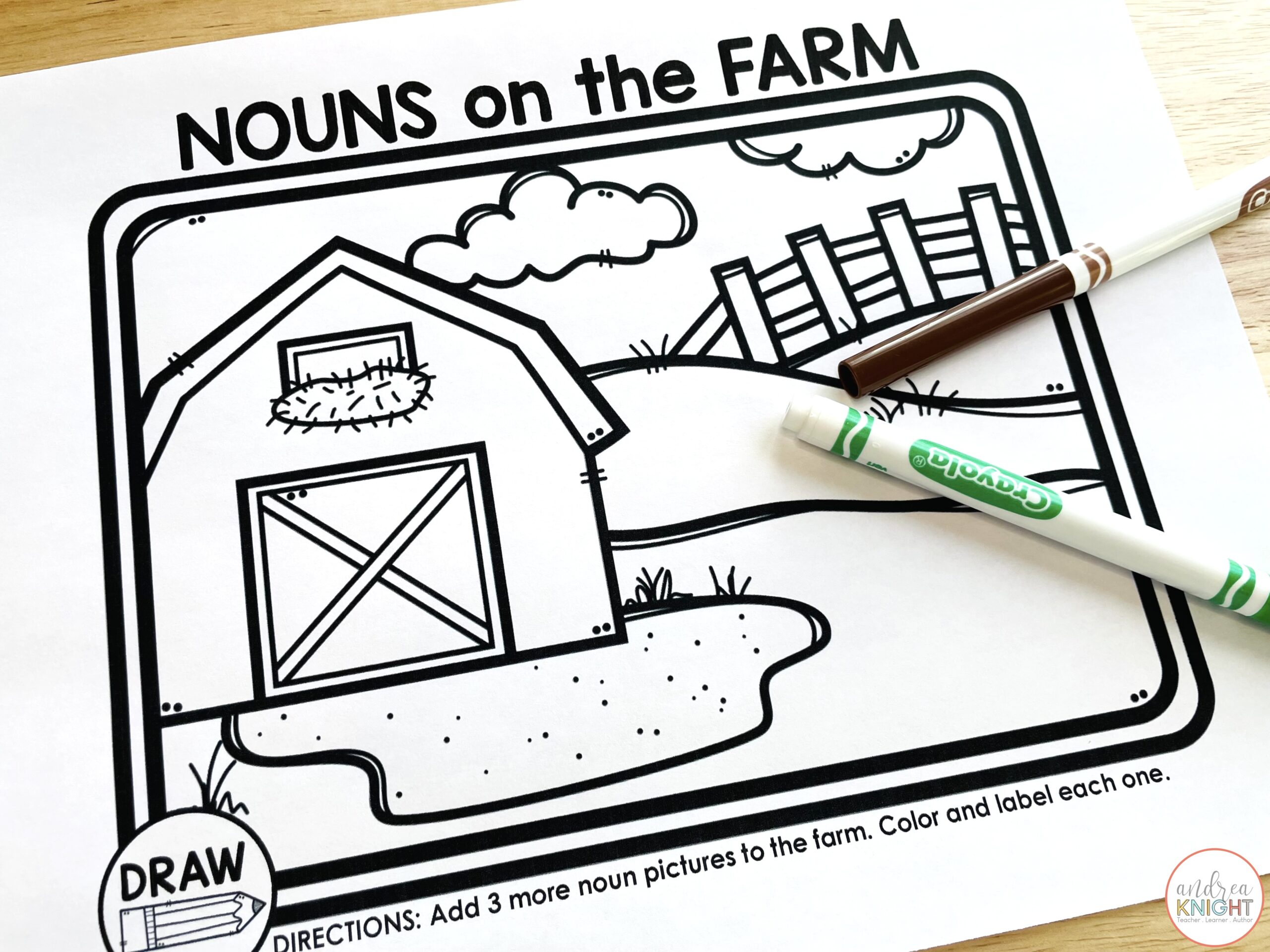 Grammar Activities for Learning Parts of Speech - Andrea Knight