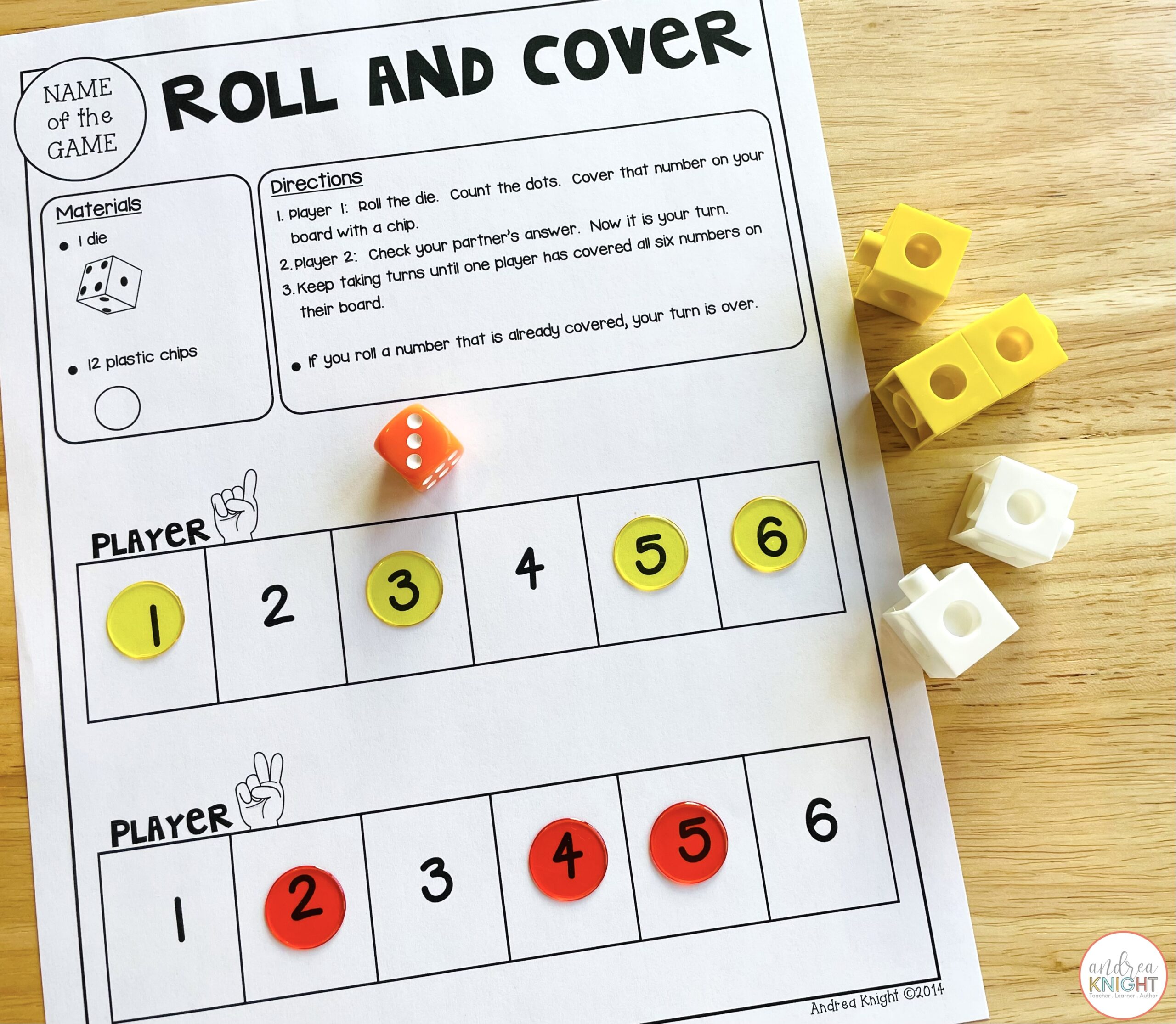 Kindergarten Math Games - Andrea Knight
