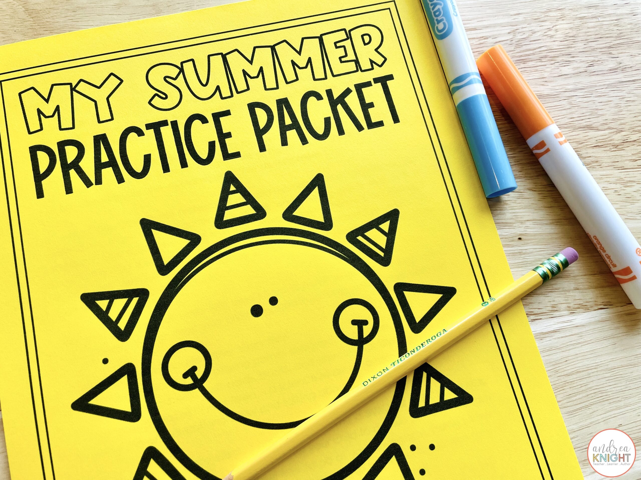Summer Worksheets for First Graders - Andrea Knight