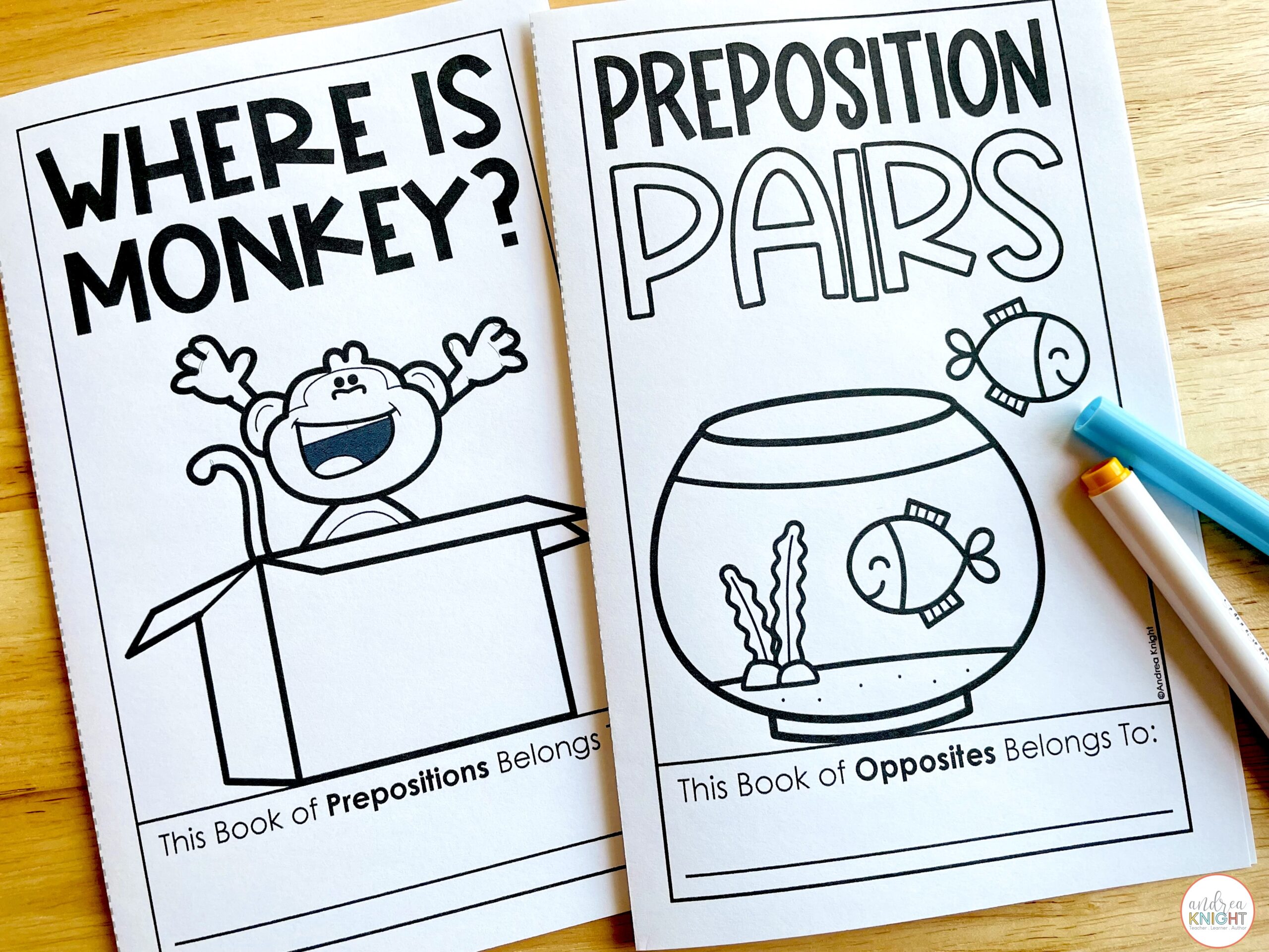 Fun Activities for Teaching Prepositions - Andrea Knight