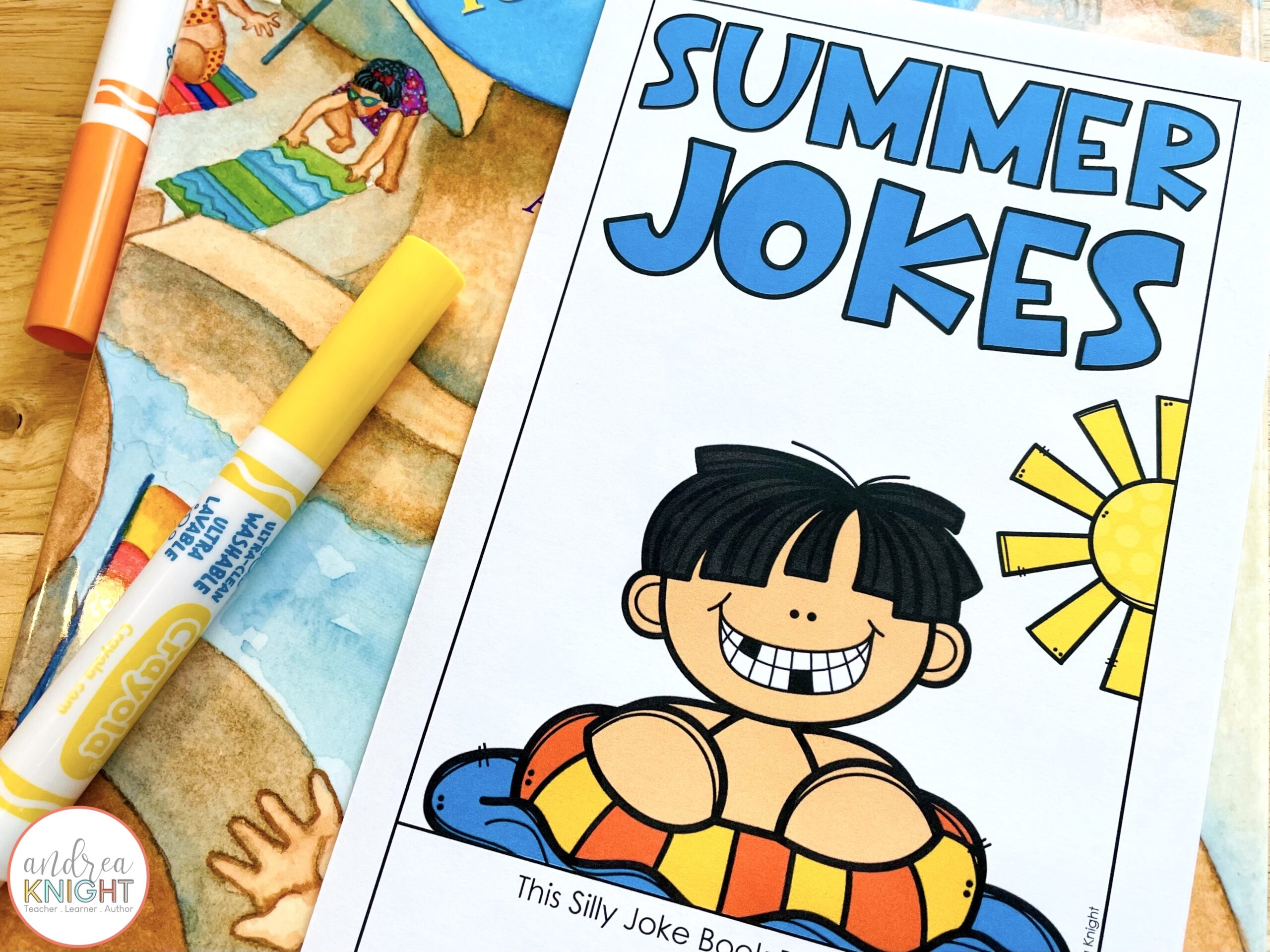 Summer Worksheets for First Graders - Andrea Knight
