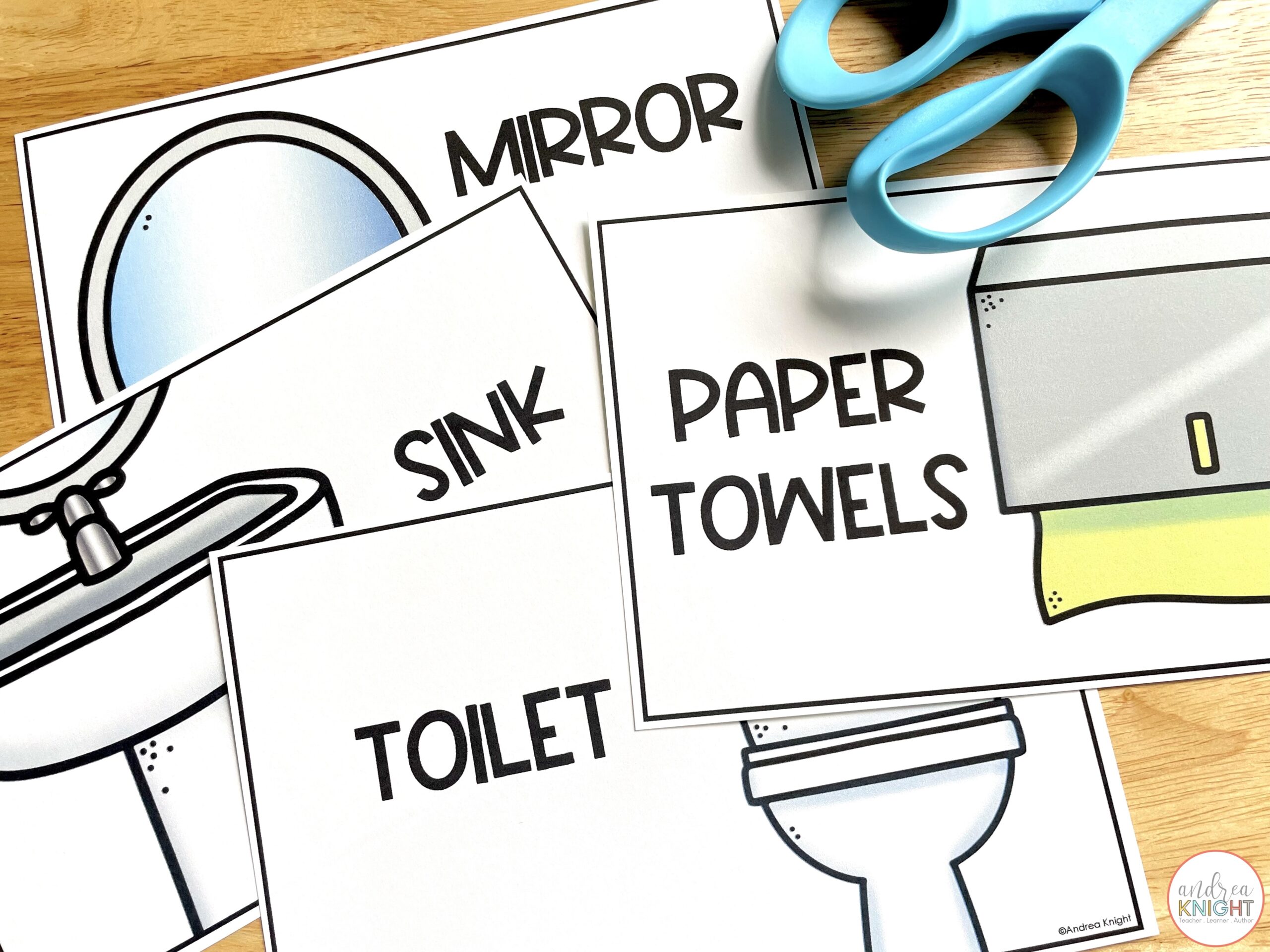 Bathroom Signs - Visuals for School Restrooms - Andrea Knight